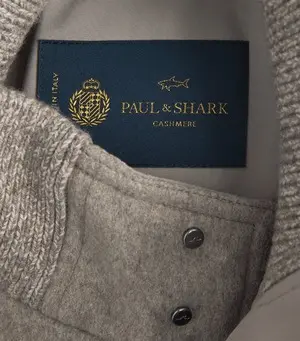 Paul & Shark Cashmere Felt Bomber Jacket
