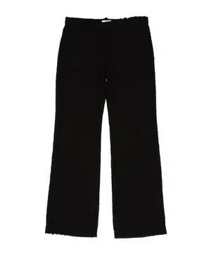 Magda Butrym Flared Tailored Bouclé Trousers - Black