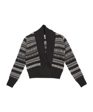 Magda Butrym Double-breasted Striped Cardigan - Black