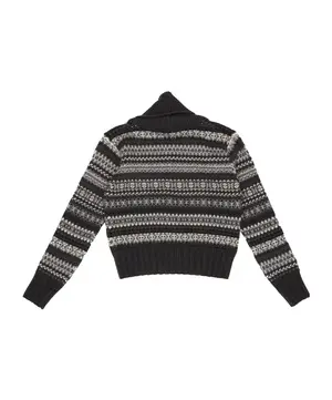 Magda Butrym Double-breasted Striped Cardigan - Black