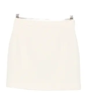 Alessandra Rich High-waisted Skirt - Ivory