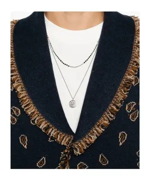 Alanui Paisley Jacquard Cardigan With Fringe