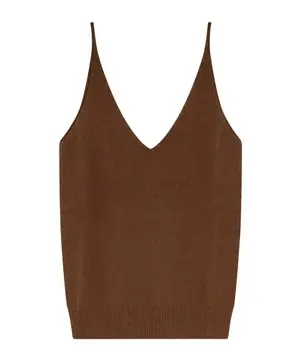 MES DEMOISELLES V-neck Camisole - Brown