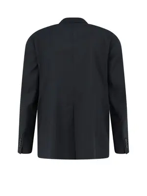 Tagliatore Long-sleeve Double-breasted Suit Jacket And Trousers Two-piece Set