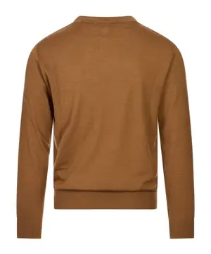 Canali Long-sleeved Knitted Pullover