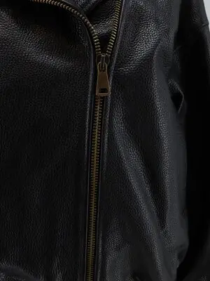 SEMICOUTURE Leather Jacket With A Zipper