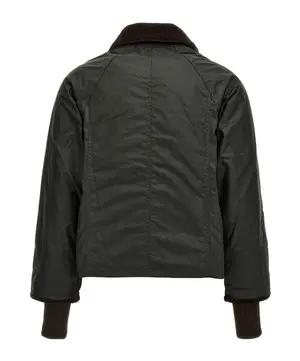Barbour Cropped Beadnell Waxed Jacket