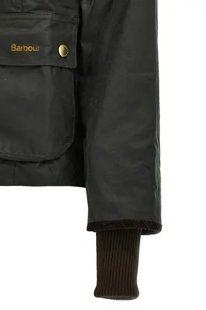 Barbour Cropped Beadnell Waxed Jacket