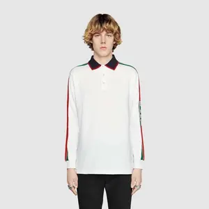 Gucci Cotton Polo With Stripe
