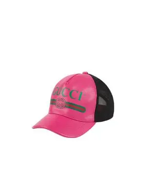 Gucci Logo Print Baseball Cap