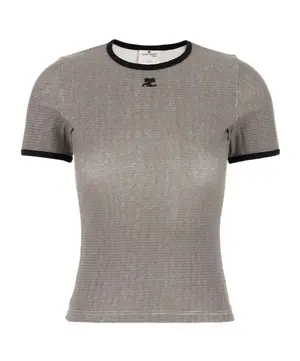 COURREGES Short-sleeved T-shirt - Grey