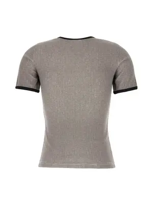 COURREGES Short-sleeved T-shirt With Ac Logo - Grey