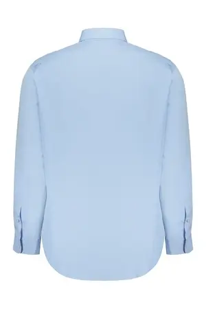 Gucci Logo Embroidered Poplin Shirt