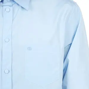 Gucci Logo Embroidered Poplin Shirt