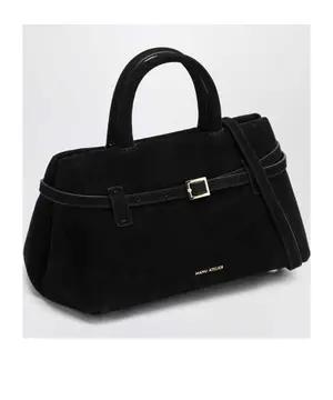 Manu Atelier Buckle-fastening Suede Tote Bag