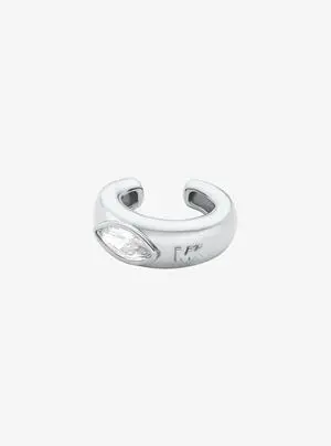 Michael Kors Marquise Stone Ear Cuff - Silver