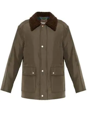 MAISON MARGIELA Shearling Collar Jacket - Green