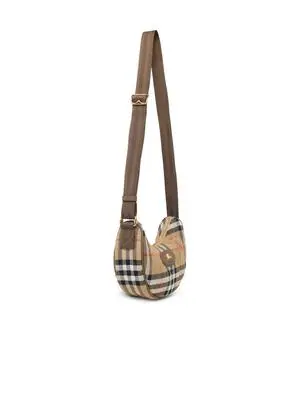 Burberry Horseshoe Crossbody Bag - Cream