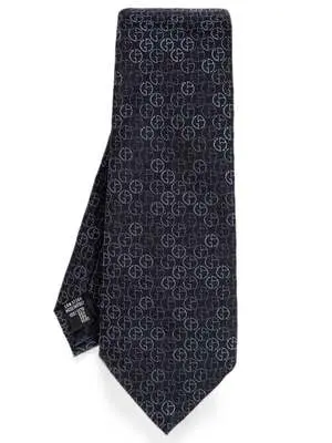 Giorgio Armani Silk Cravat - Blue