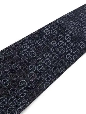 Giorgio Armani Silk Cravat - Blue
