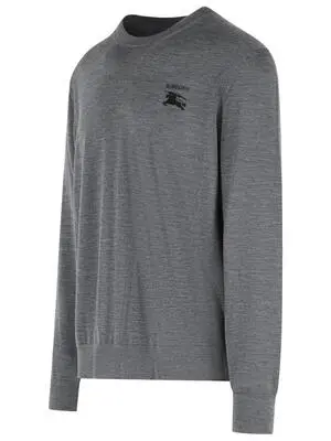 Burberry Easton' Grey Wool Sweater