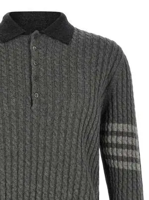 Thom Browne 2-in-1 Trompe L'oeil Polo Shirt