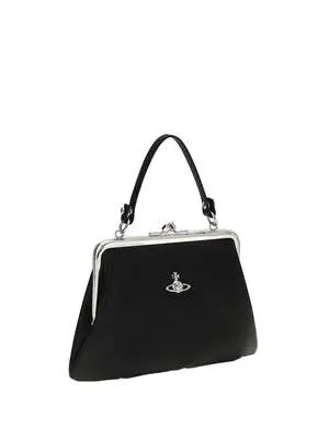 VIVIENNE WESTWOOD Granny Frame Purse With Orb Bas Relief - Black