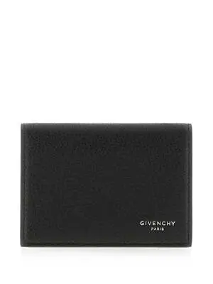 Givenchy Logo-print Grained Leather Bi-fold Card Holder