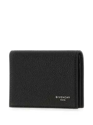Givenchy Logo-print Grained Leather Bi-fold Card Holder
