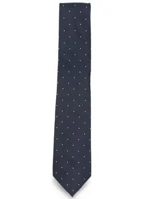 TOM FORD Polka-dot Silk Tie - Blue