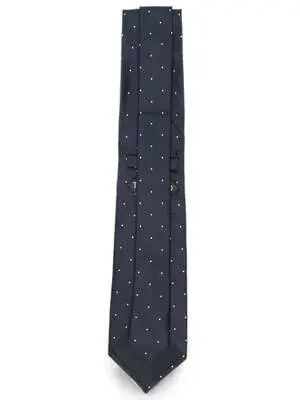 TOM FORD Polka-dot Silk Tie - Blue
