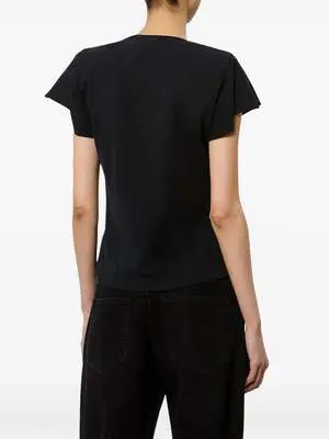 Isabel Marant Étoile Nadrine Draped Cotton Jersey T-shirt