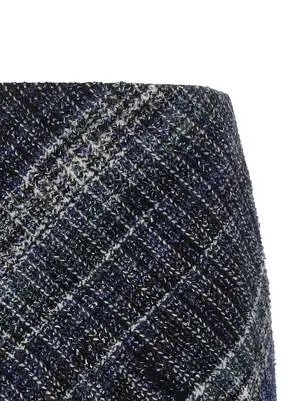 Missoni Checked Wool Blend Mini Skirt