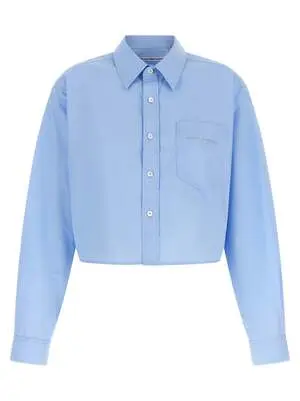 Alexander Wang Cropped Shirt - Blue