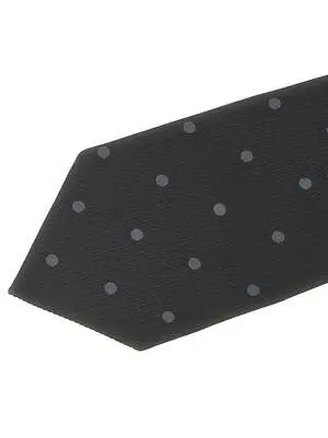 TOM FORD Polka Dot Silk Neck Tie - Black