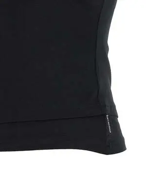 Alexander Wang Twisted Bust Layered Tank Top - Black