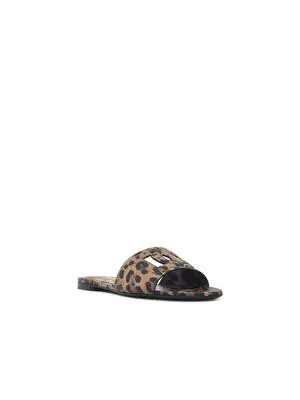 Dolce & Gabbana Leopard Leather Slides