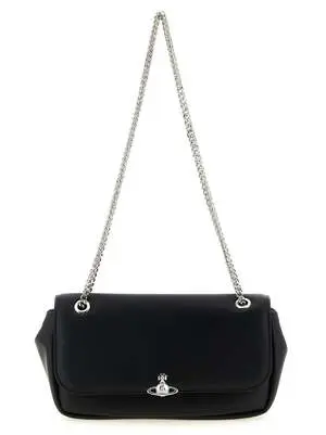VIVIENNE WESTWOOD Chain Crossbody Shoulder Bag - Black