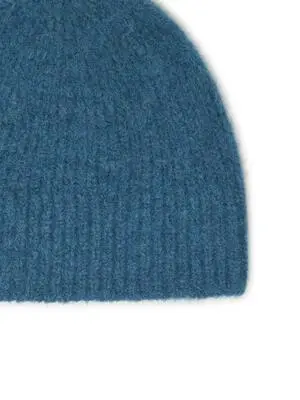 Dries Van Noten Alpaca Blend Beanie - Blue