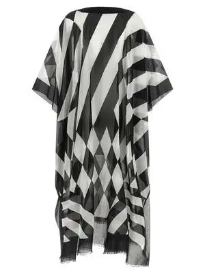 Dries Van Noten Printed Cotton Voile Caftan - Multicolor
