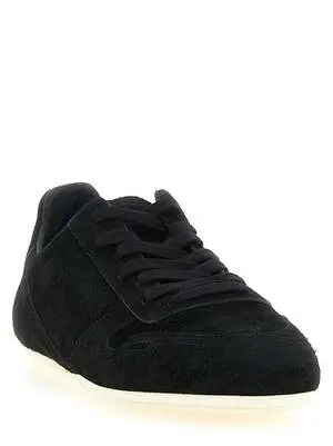 Rick Owens Minimal Sneaks" Suede Lace-up Sneakers