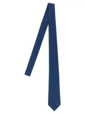 Gucci Morsetto" Neck Tie - Blue
