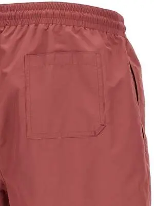 Brunello Cucinelli Logo Swim Shorts - Red