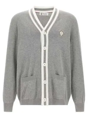 Brunello Cucinelli Embroidered Knitwear For Men