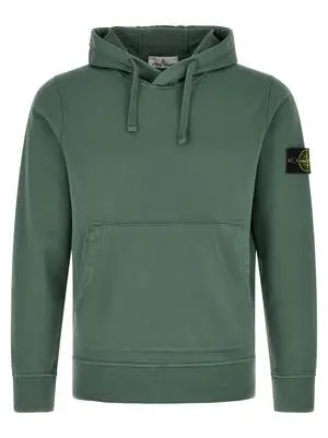Stone Island 6100062 Organic Cotton Hoodie - Green