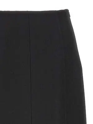 ERMANO SCERVINO Ermanno Scervino Long Wool Cloth Skirt With Front Split