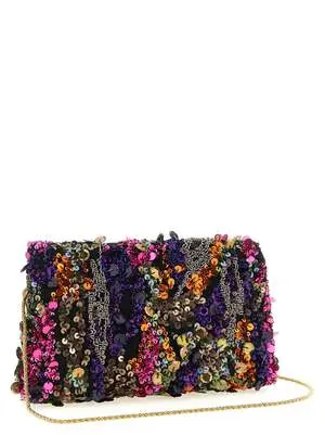 Dries Van Noten Embellished Envelope Clutch