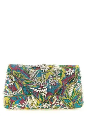 Dries Van Noten Embellished Envelope' Clutch - Multicolor