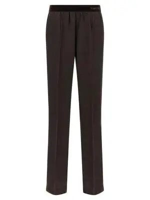 TOM FORD Silk Pants - Brown