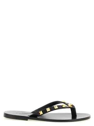 Valentino Garavani Rockstud Thong Sandals
